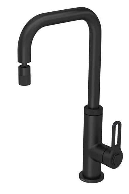 Misturador Monocomando para Cozinha de Mesa Urban Black Matte - São Geraldo